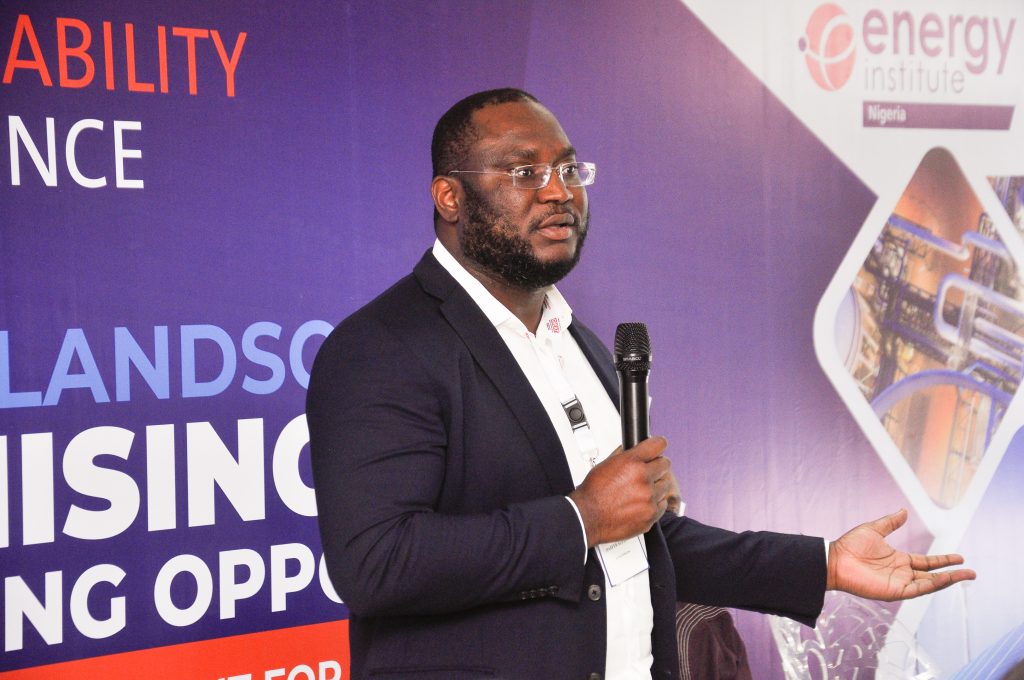 Viathan CEO, Habeeb Alebiosu at The Energy Sustainability Conference ...